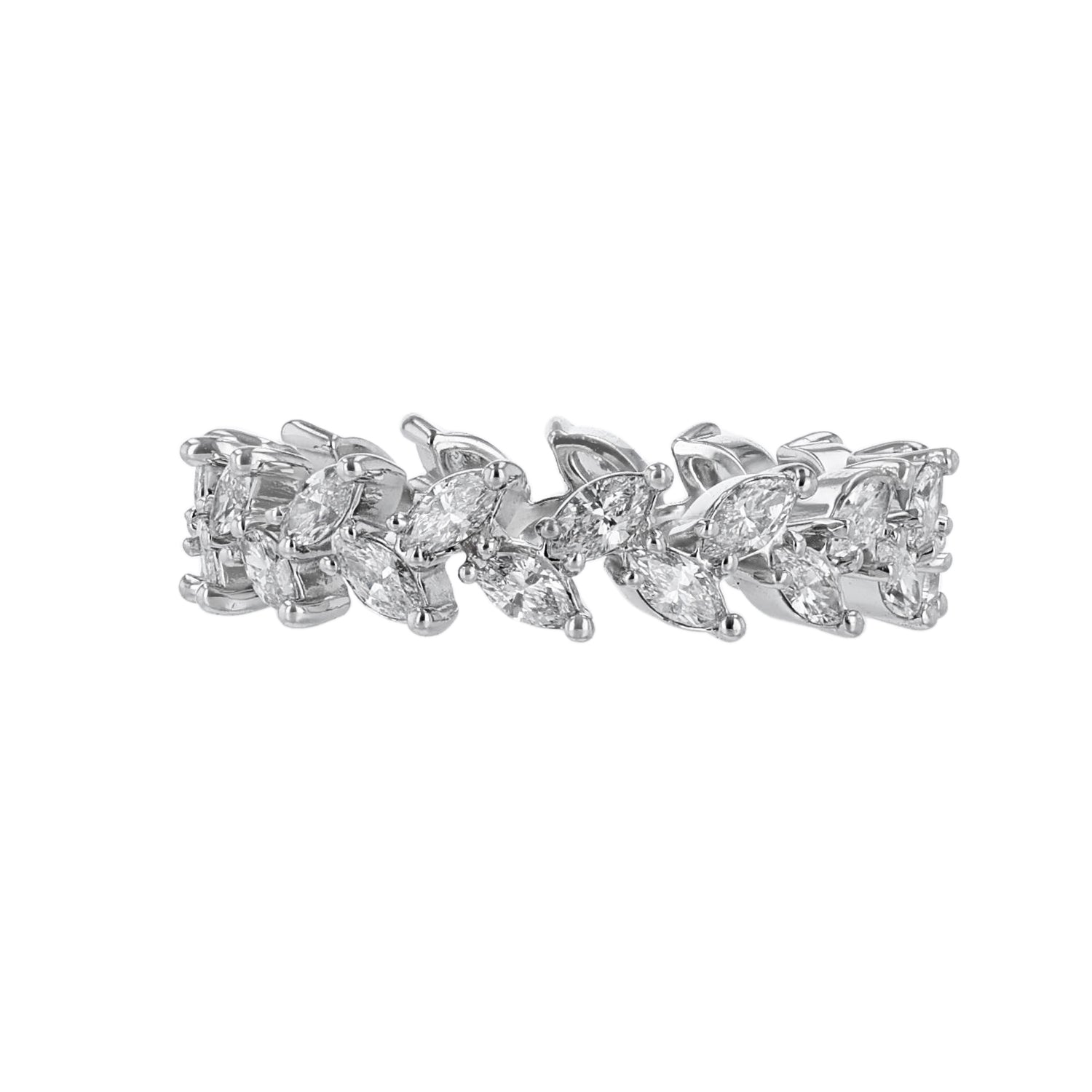 Offset Marquise Diamond Eternity Band, 1.15ct. – Nazar's & Co. Jewelers